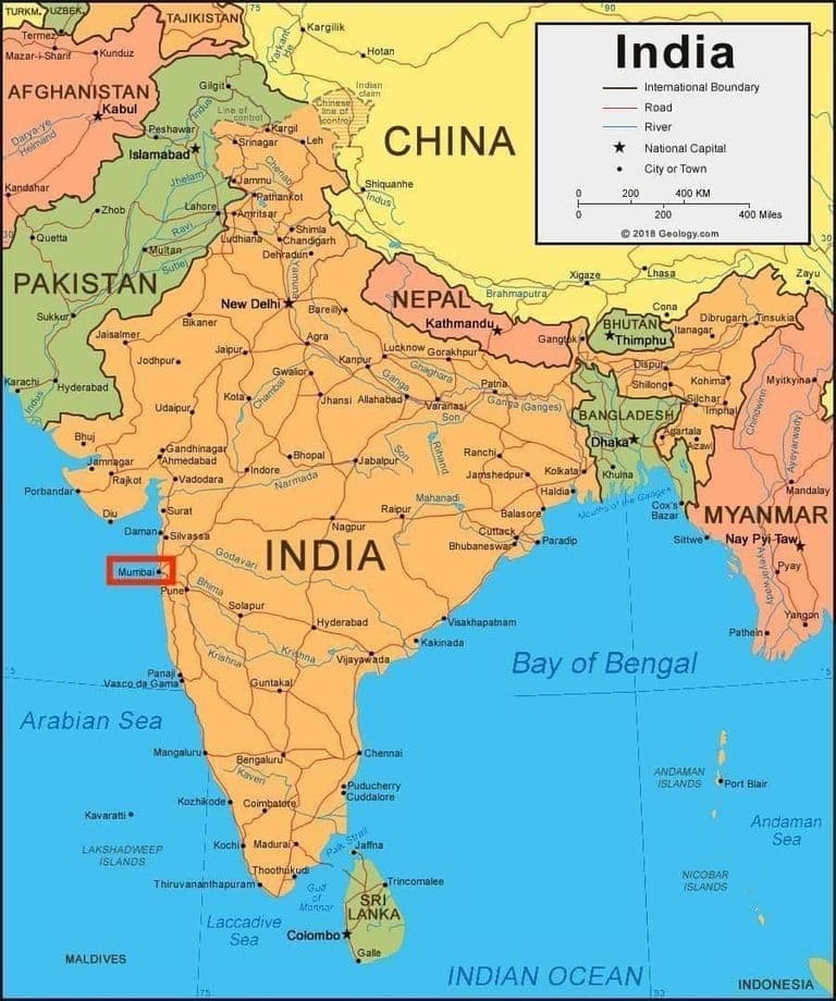 Mumbai - Bombay city map | Mumbai - Bombay Map 360